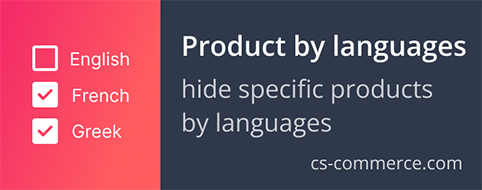 Hide specific products by languages - add-on for online stores CS-cart